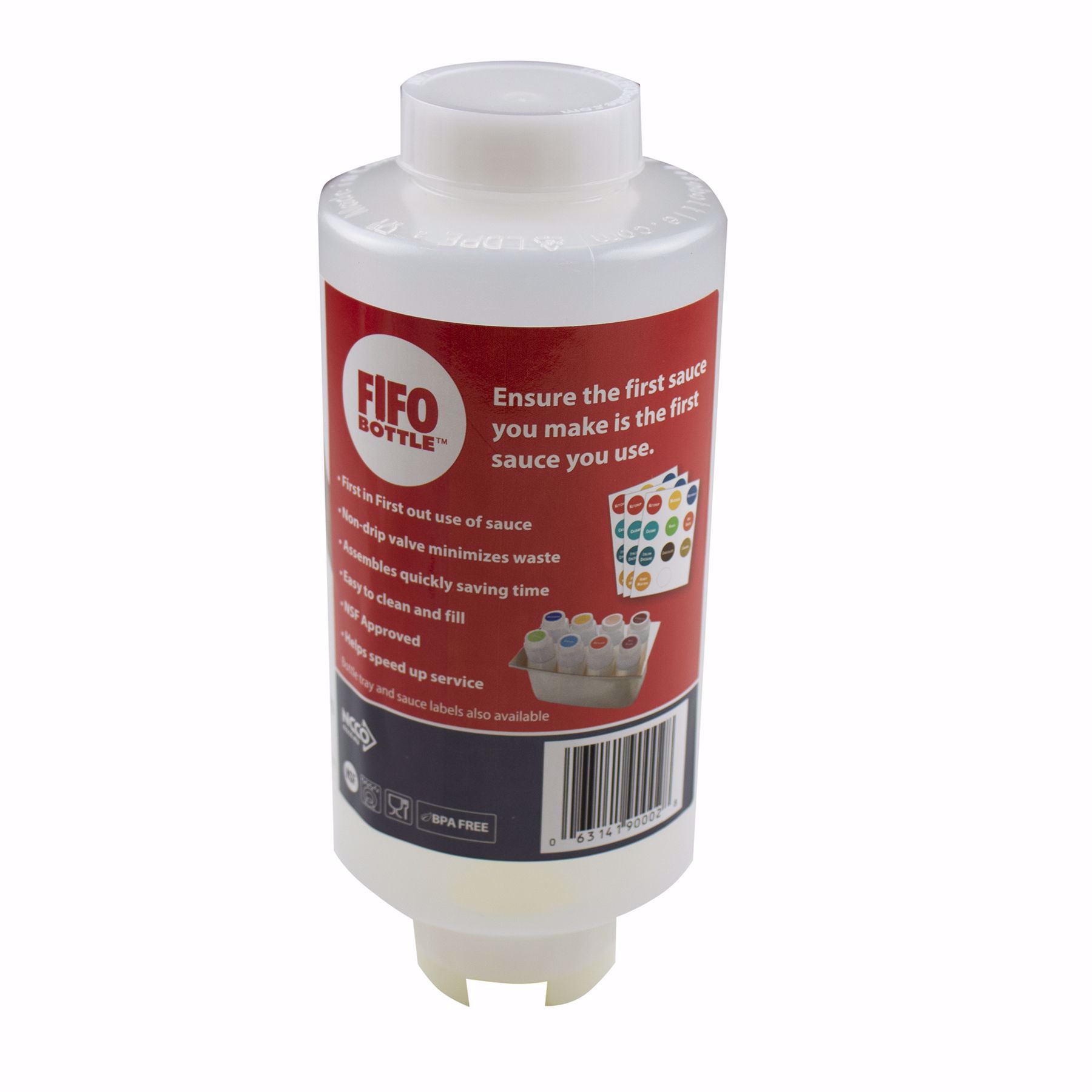 NCCO International Limited. 946ml (32oz) FIFO Bottles - 6pk